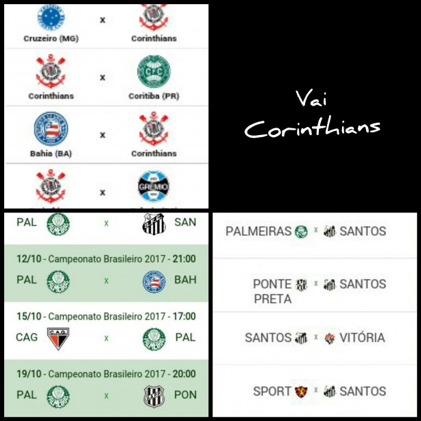 Tabela Corinthians